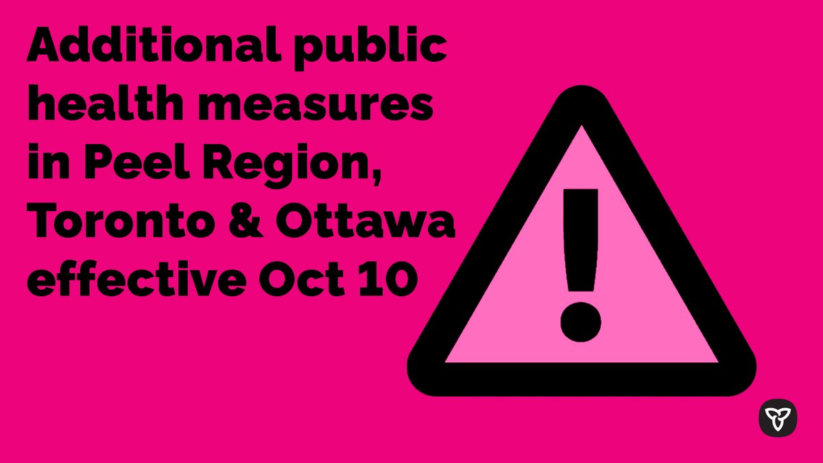 Ontario Implementing Additional Public Health Measures in Toronto ...