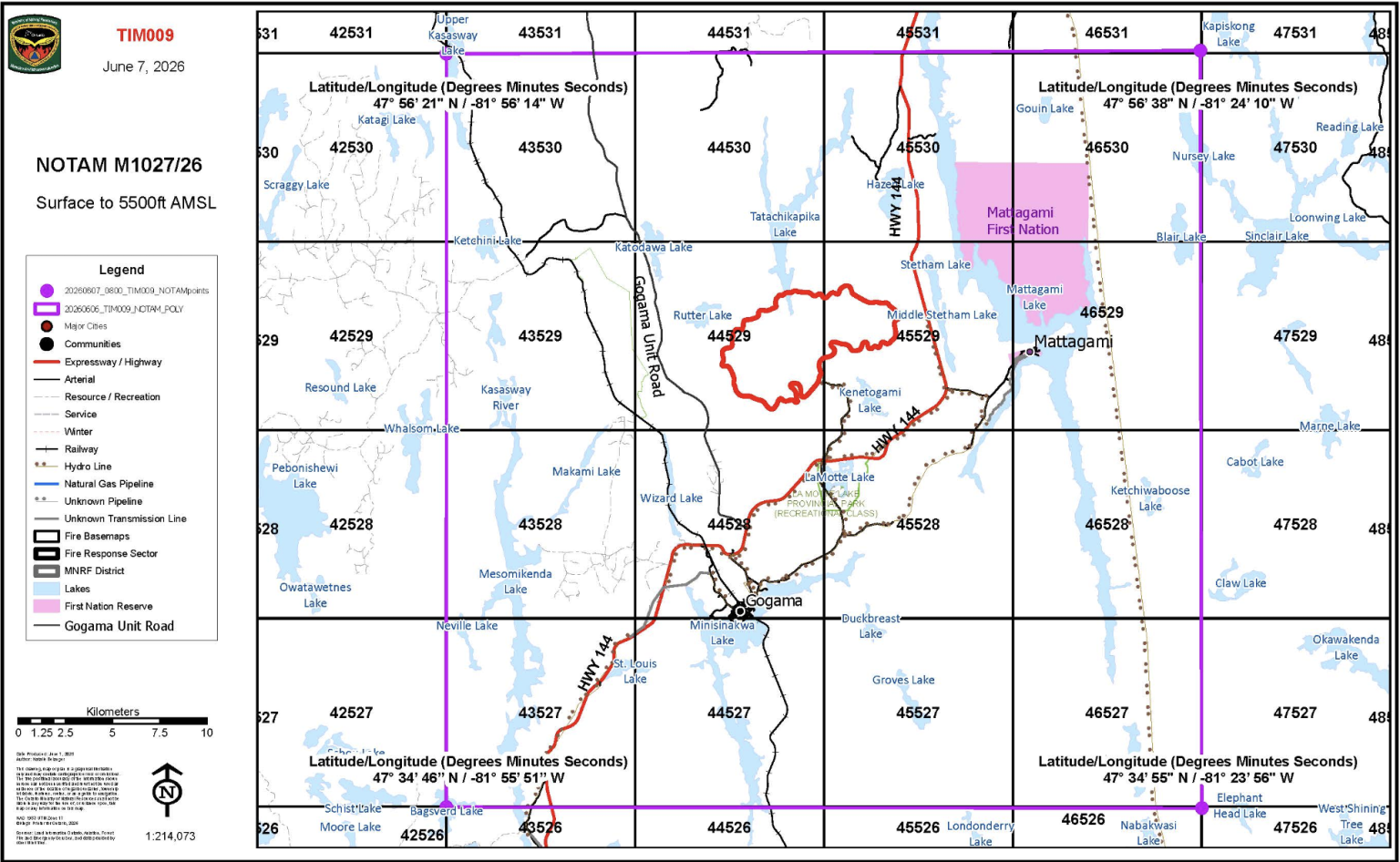 Northeast Forest Fire Region Update – June 7 – Wawa-news.com